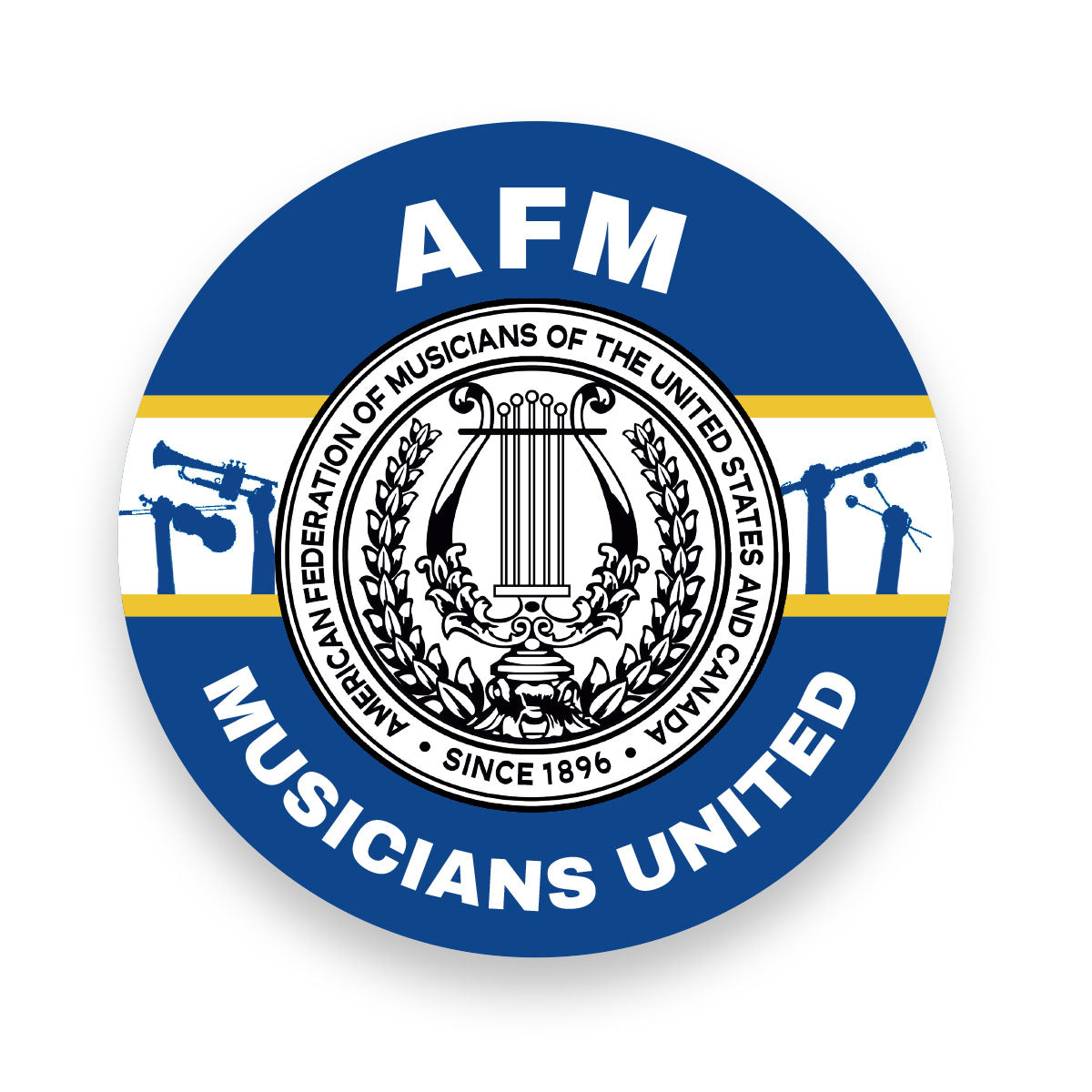 AFM Musicians United Decal
