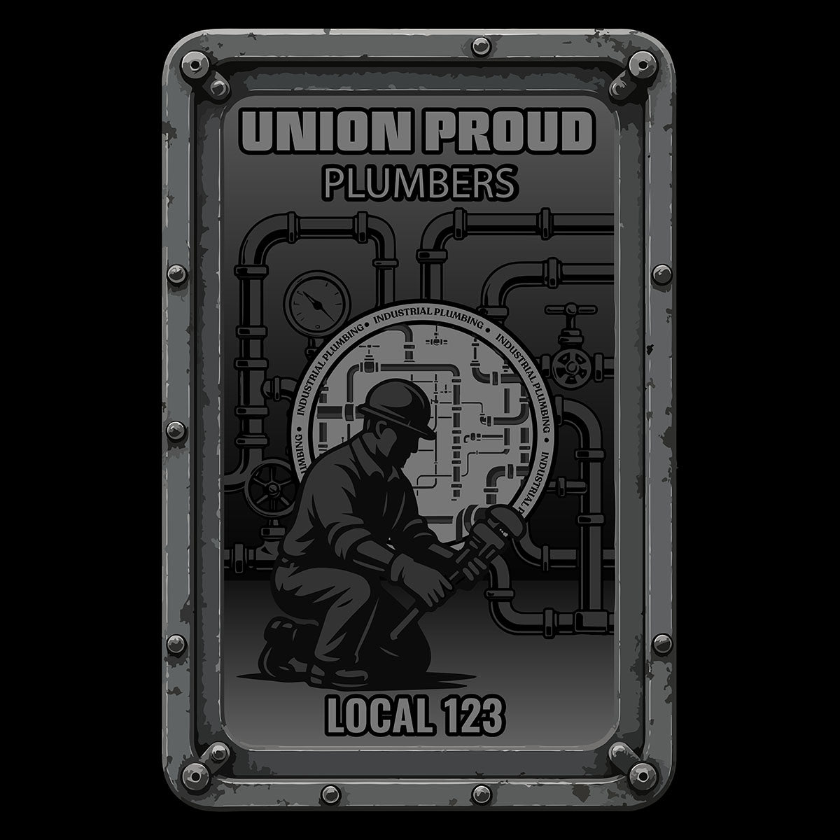 UA - Union Proud Plumbers Decals