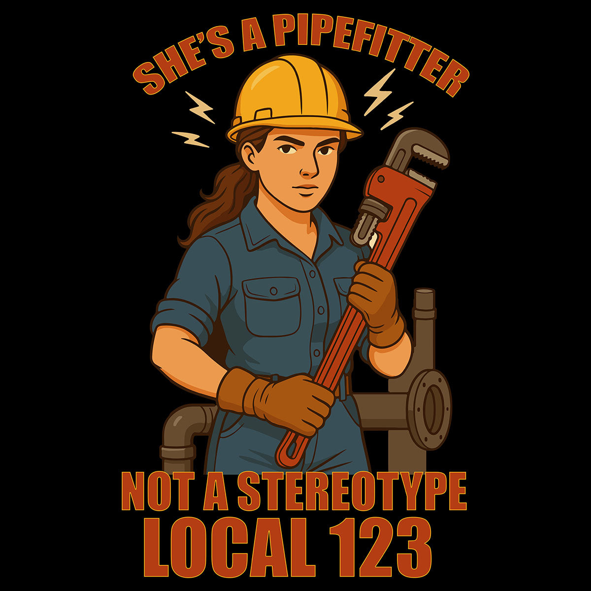 UA - Women Pipefitters Decals