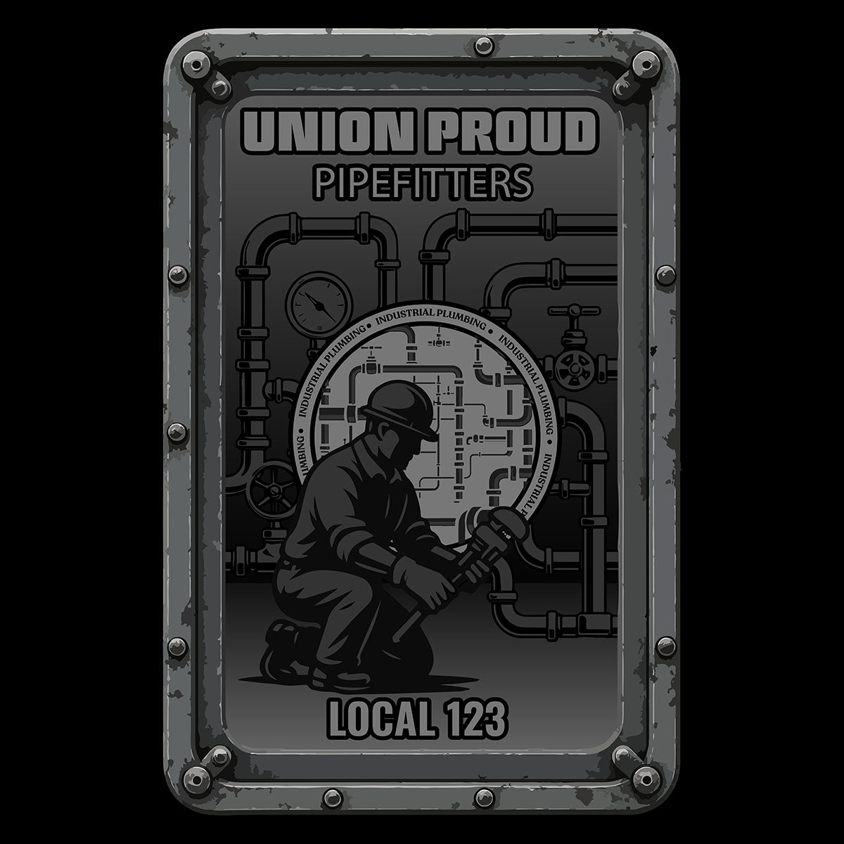 UA - Union Proud Pipefitters Decals