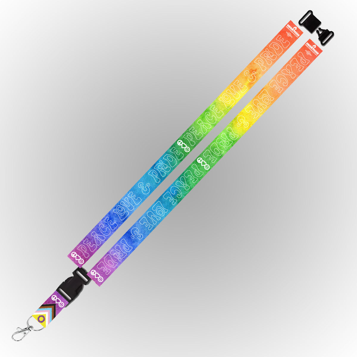 Peace Love Pride Lanyard – unionproud.com