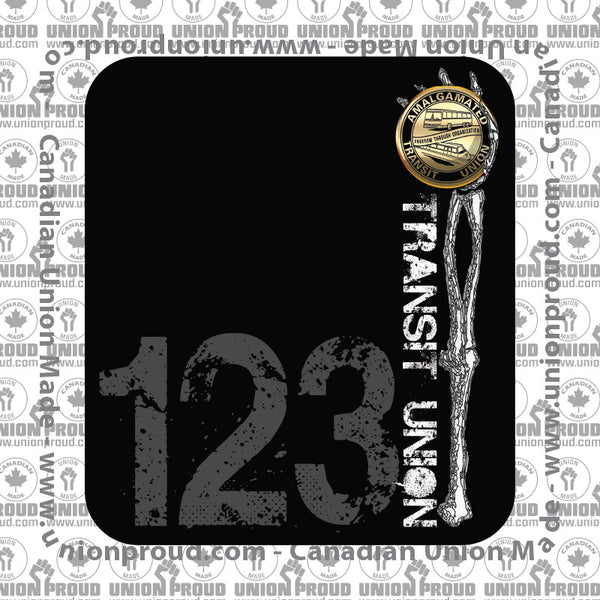 ATU Skeleton Hand Decal – unionproud.com