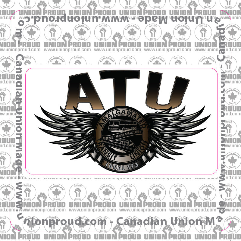 ATU Steel Wings Decal – unionproud.com