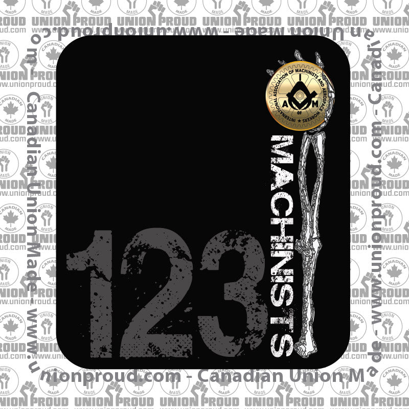 Machinist Skeleton Hand Decal