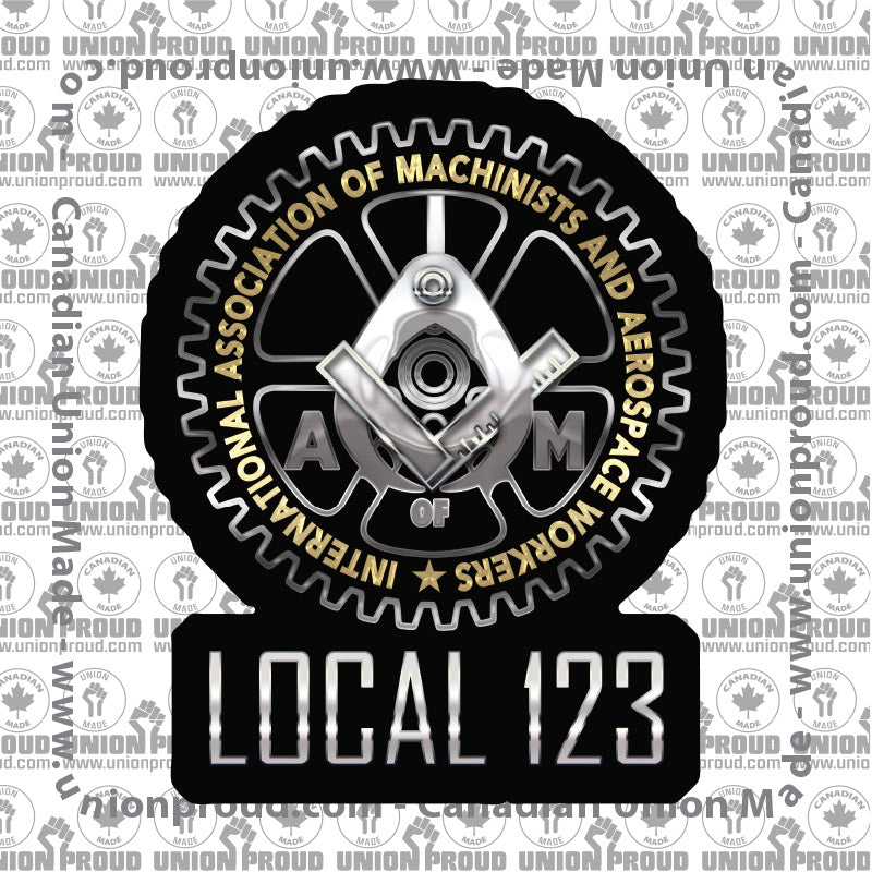 IAM Metallic Logo Decal