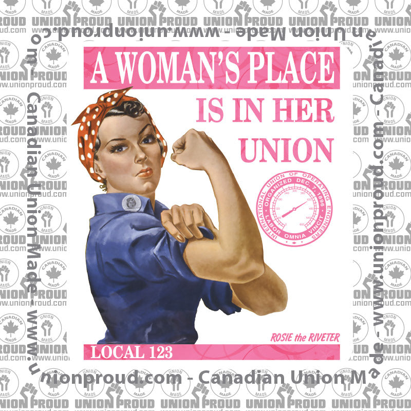 IUOE Classic Rosie Decal – unionproud.com