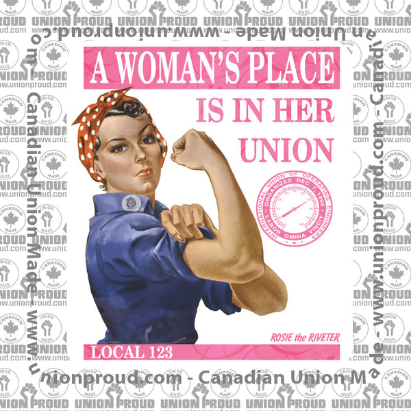 IUOE Classic Rosie Decal – unionproud.com
