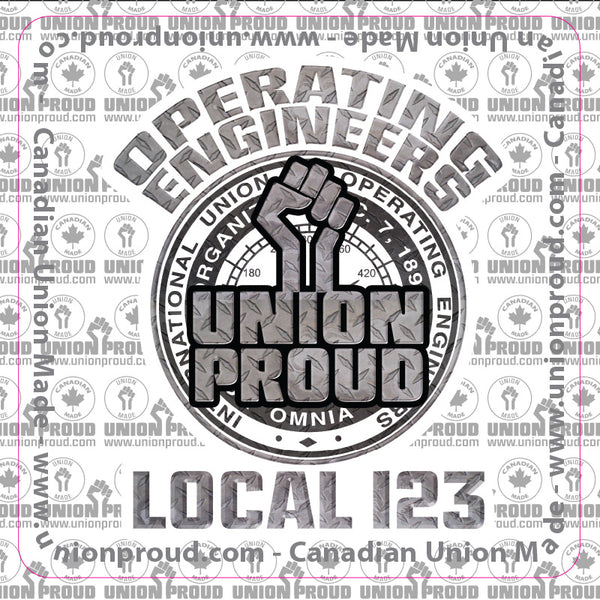 Operating Engineers Iron Fist Decal – unionproud.com