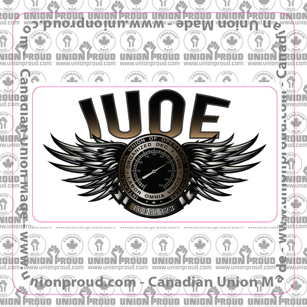 IUOE Steel Wings Decal – unionproud.com