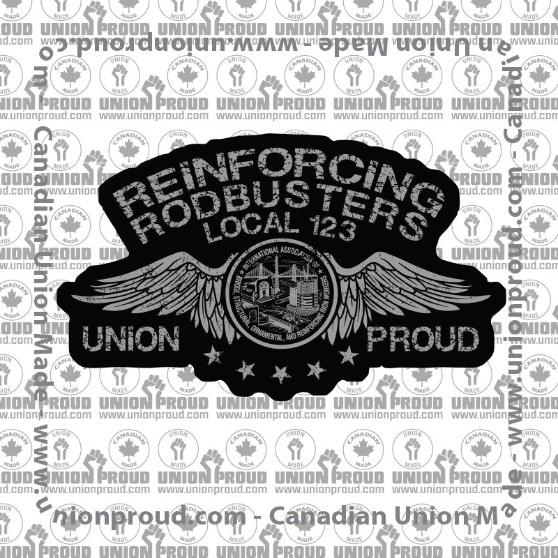 IW Rodbusters Reinforcing Decal