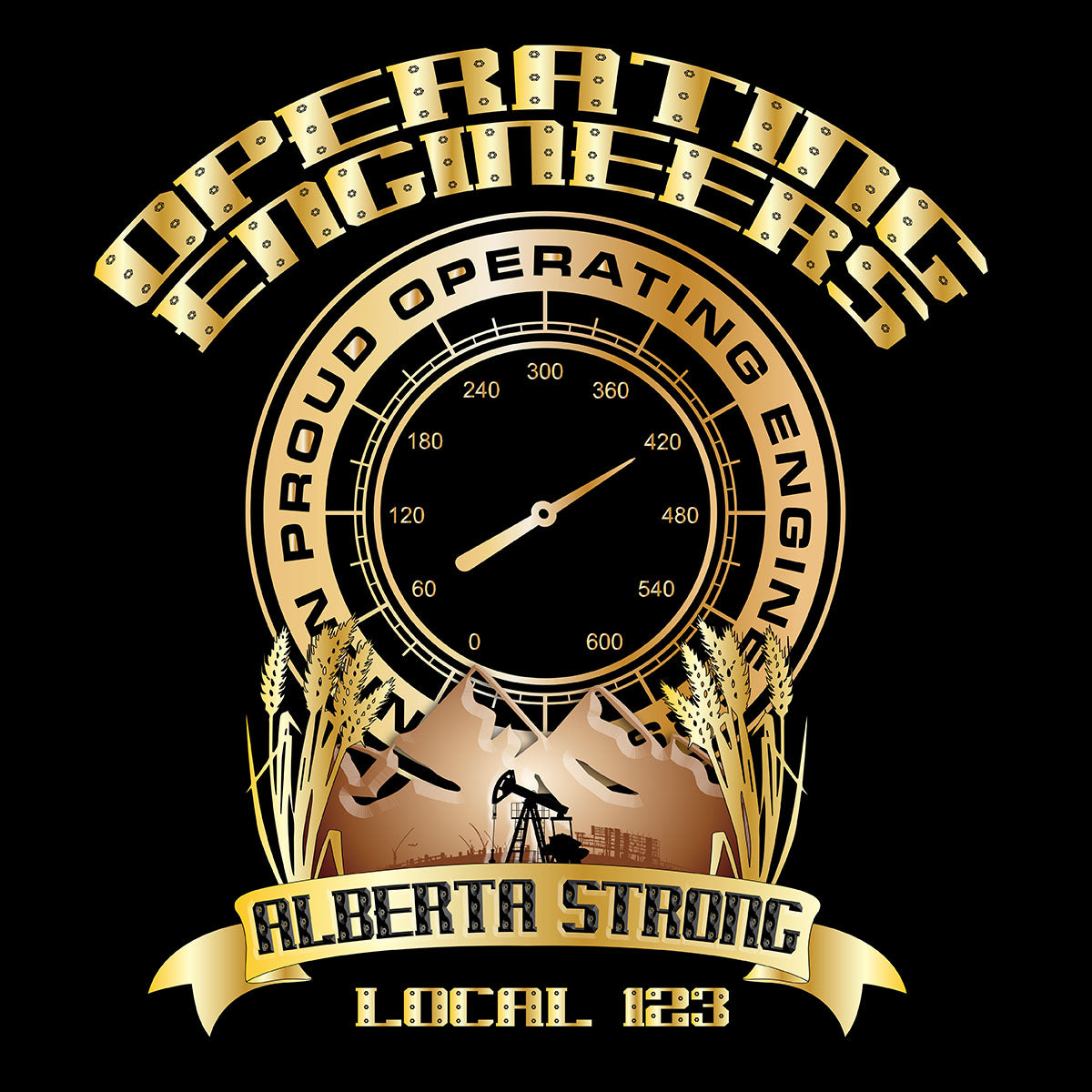 Operating Engineers Alberta Strong Decal