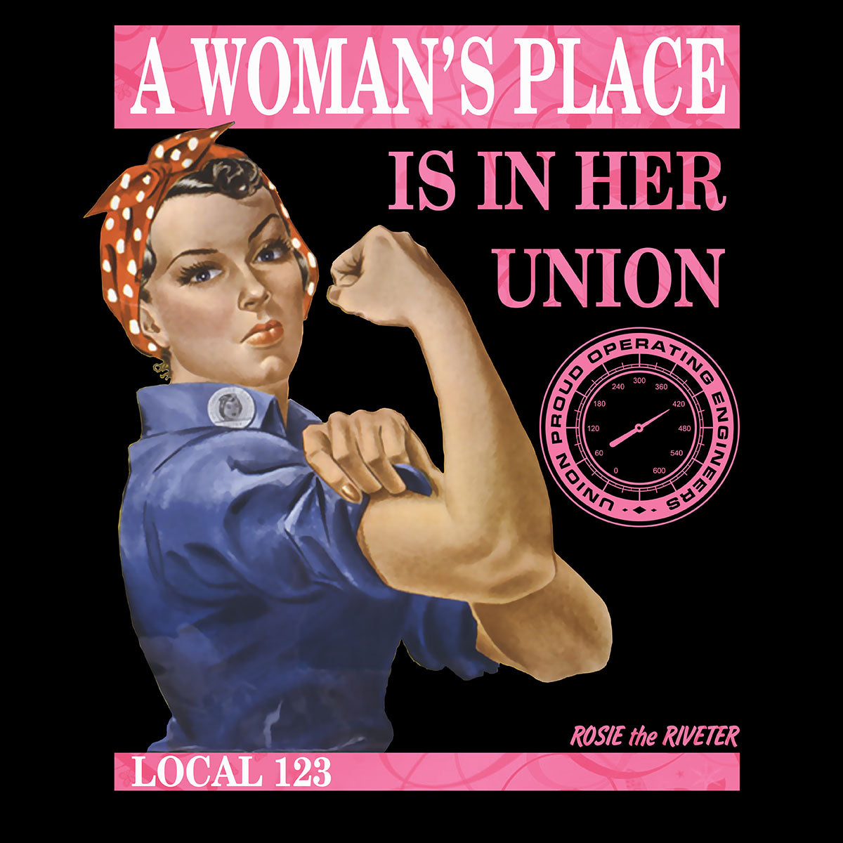 Operating Engineers Classic Rosie Decal