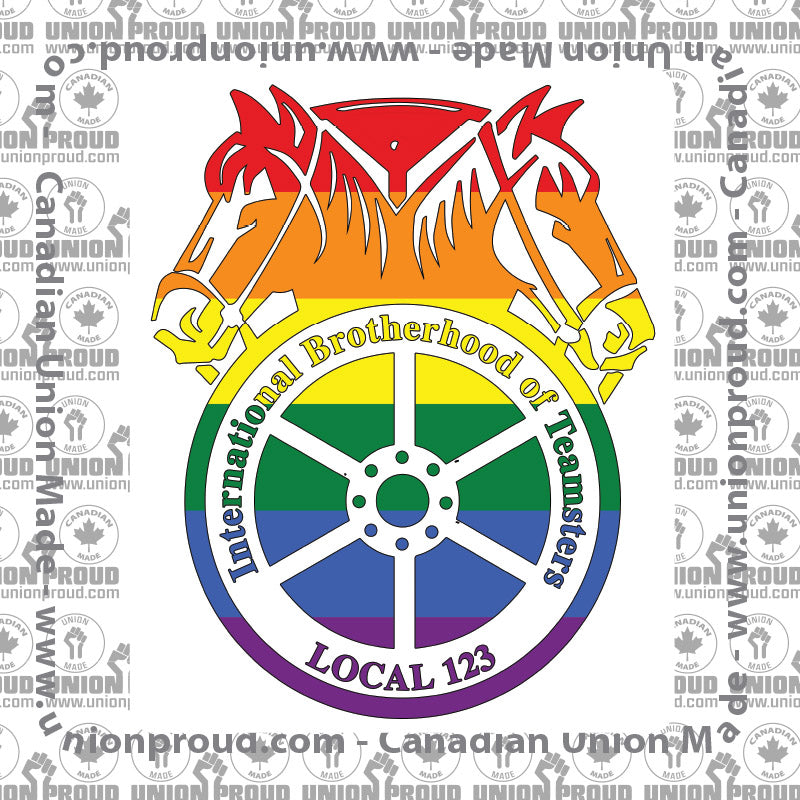 Teamsters Pride Decal – unionproud.com