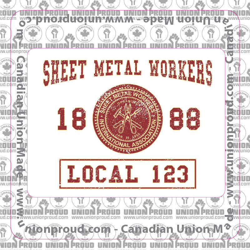 Sheet Metal College Union Decal – unionproud.com