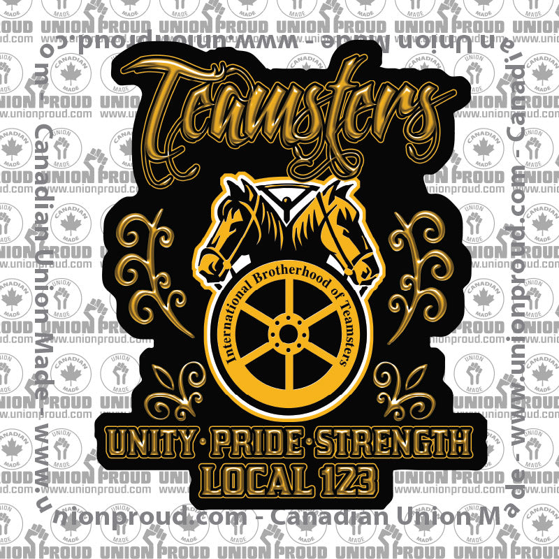 Teamsters Unity Decal – unionproud.com