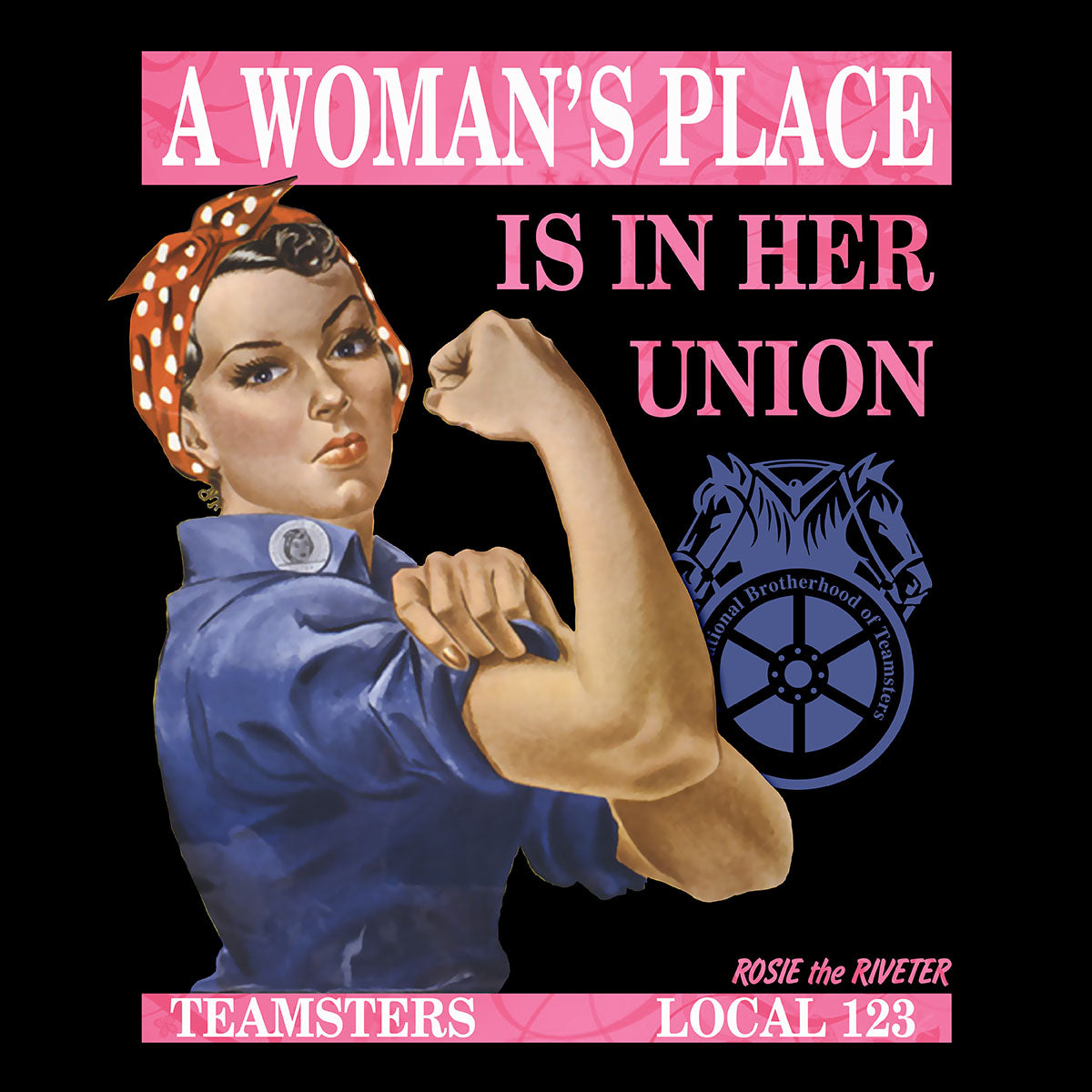 Teamsters Classic Rosie Decal – unionproud.com
