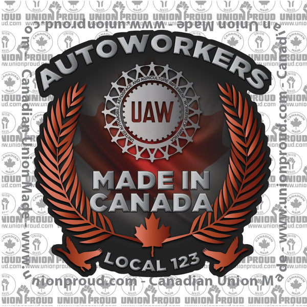 UAW Canadian Decal – unionproud.com